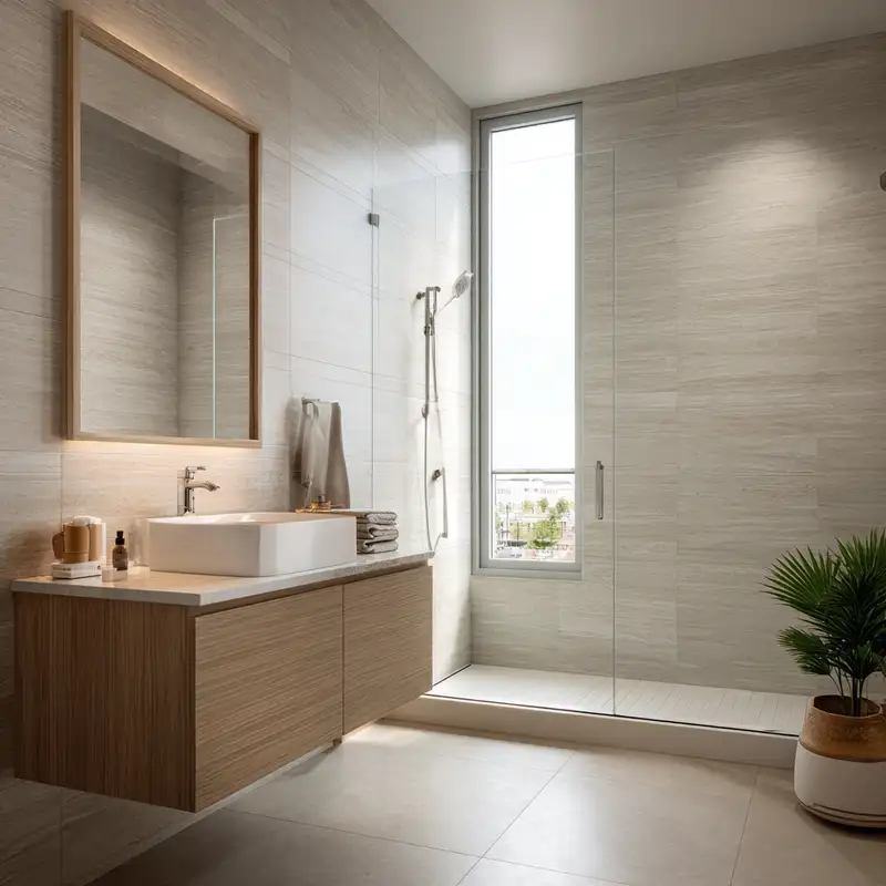 Best Tile Sizes for Small Bathrooms - Stone Market Usa